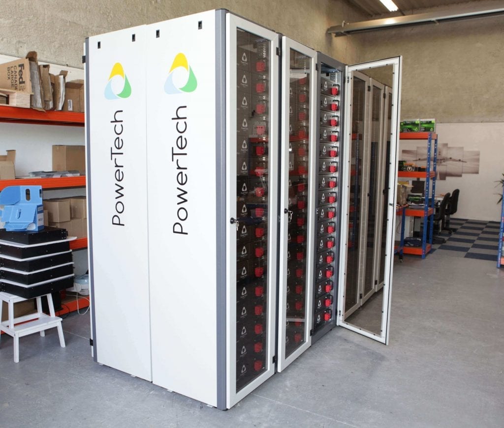 PowerRack – Scalable Lithium-Ion Energy Storage System – PowerTech Systems