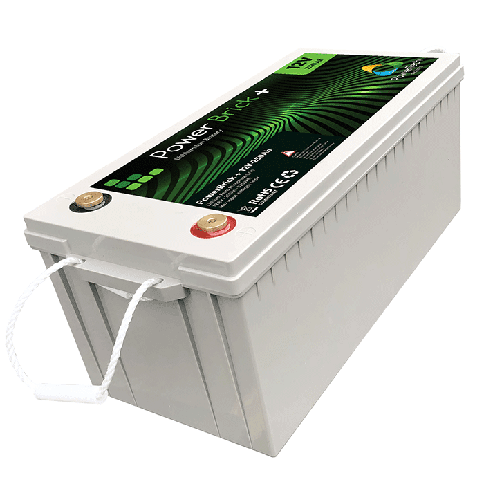 250Ah – 12V Lithium-Ion Battery Pack – 3.2kWh – PowerBrick+ – PowerTech ...