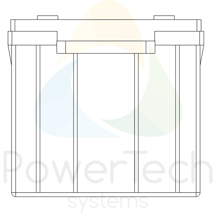 Lithium-Ion Battery 12V - 250Ah - 3.2kWh - PowerBrick+ LifePO4 battery