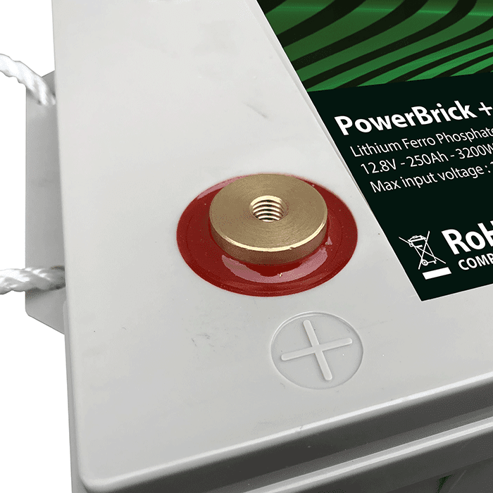 Lithium-Ion Battery 12V - 250Ah - 3.2kWh - PowerBrick+ LifePO4 battery