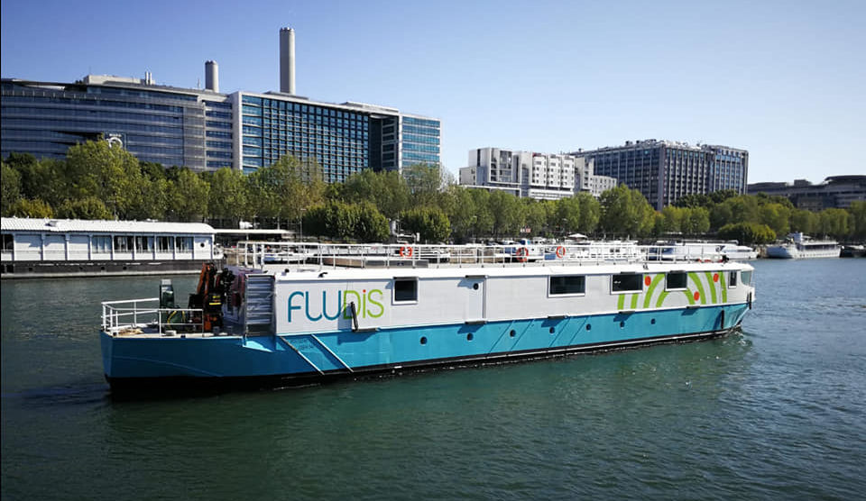 The "Fludis" boat equipped with PowerRack batteries